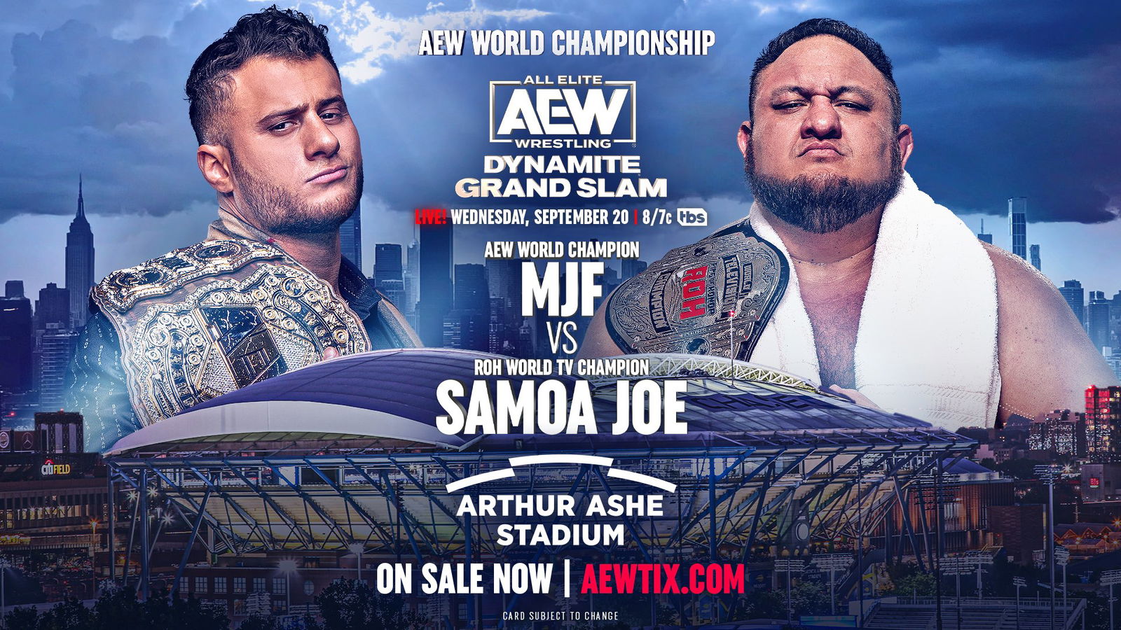 Samoa Joe Wins Aew Grand Slam World Title Eliminator Tournament