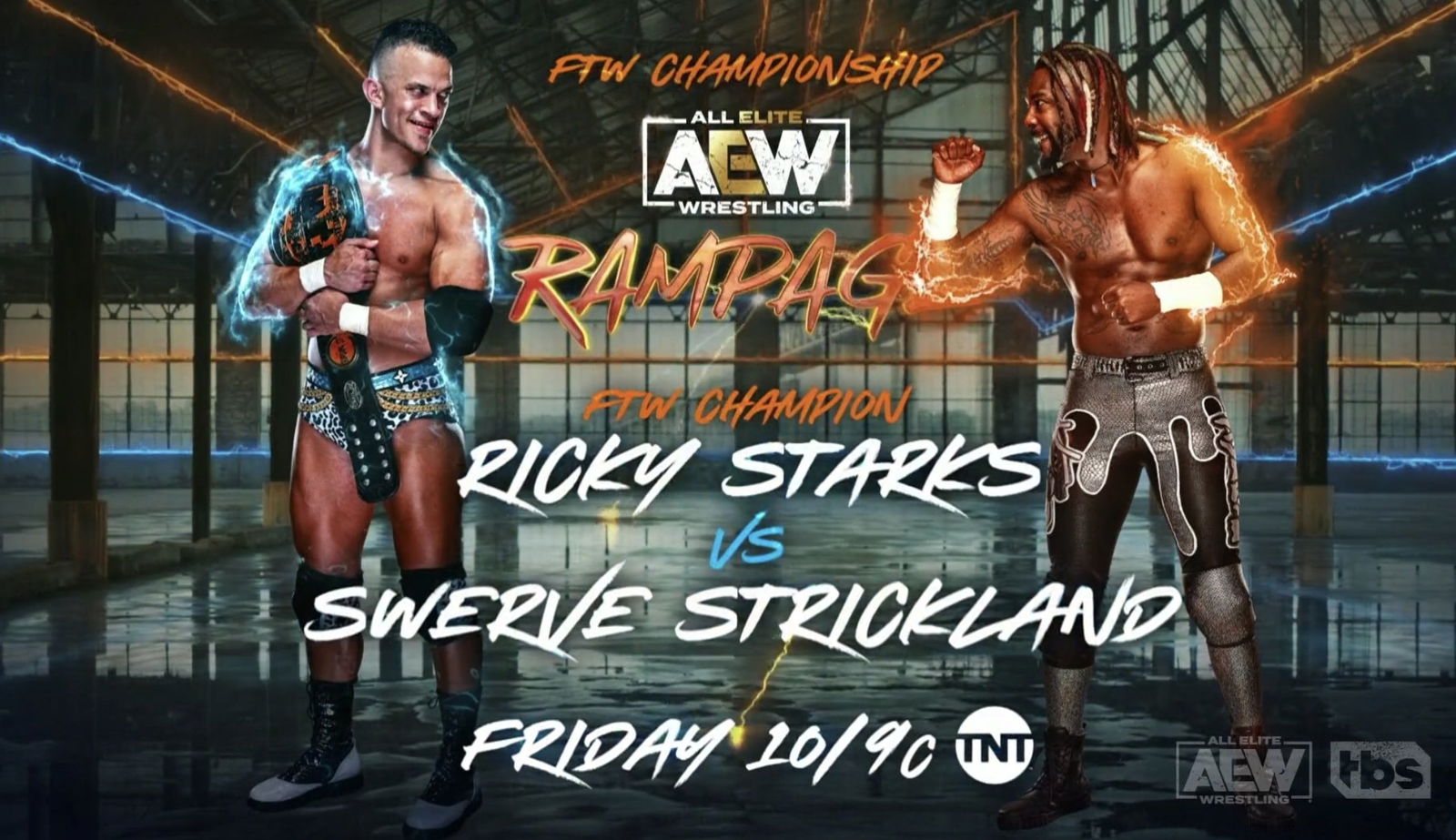 Ricky Starks vs. Swerve Strickland FTW title match set for AEW Rampage ... Ricky Starks vs. Swerve Strickland FTW title match set for AEW Rampage ...