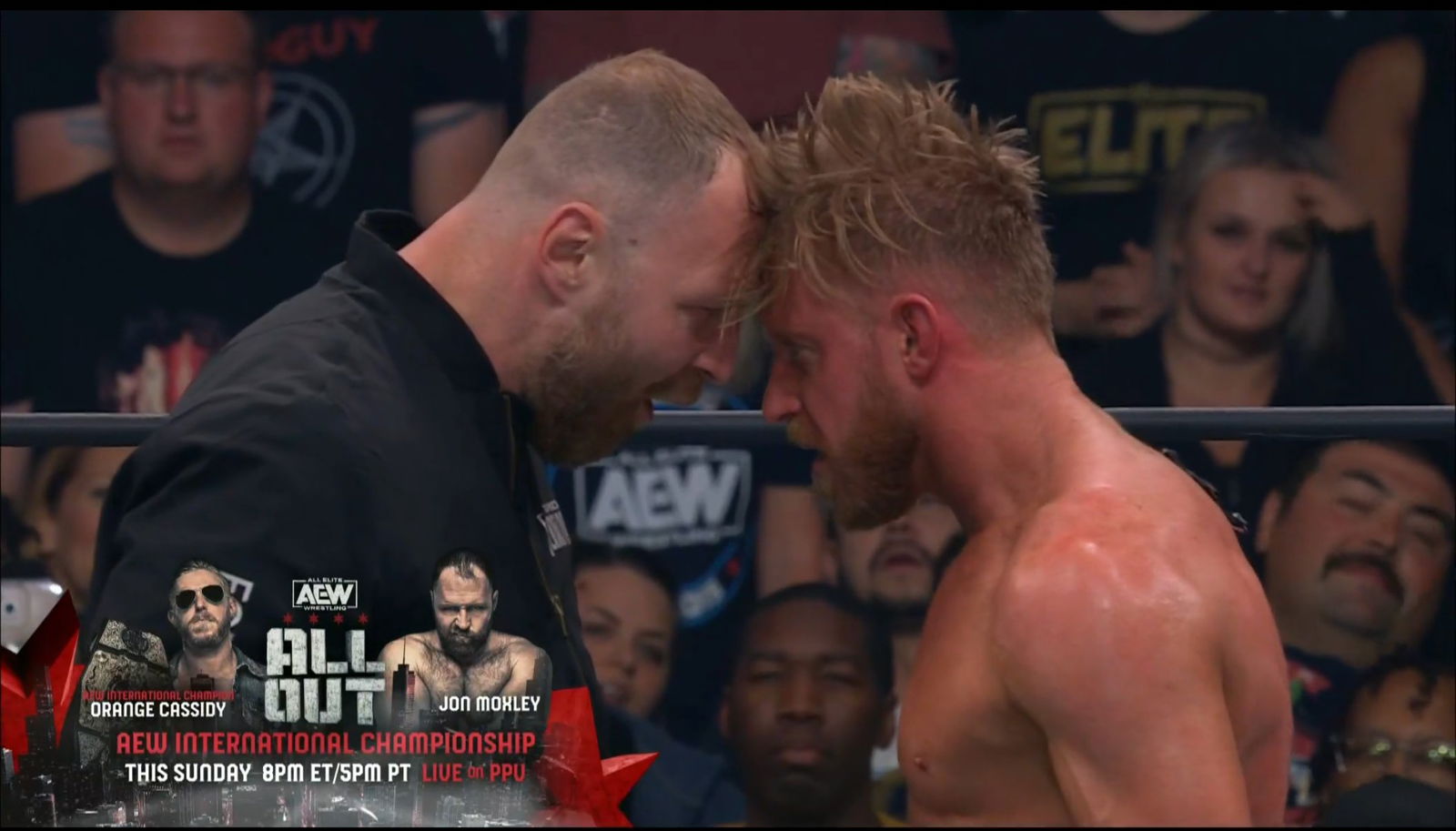 Orange Cassidy vs. Jon Moxley official for AEW All Out - F4W/WON Orange Cassidy vs. Jon Moxley official for AEW All Out - F4W/WON