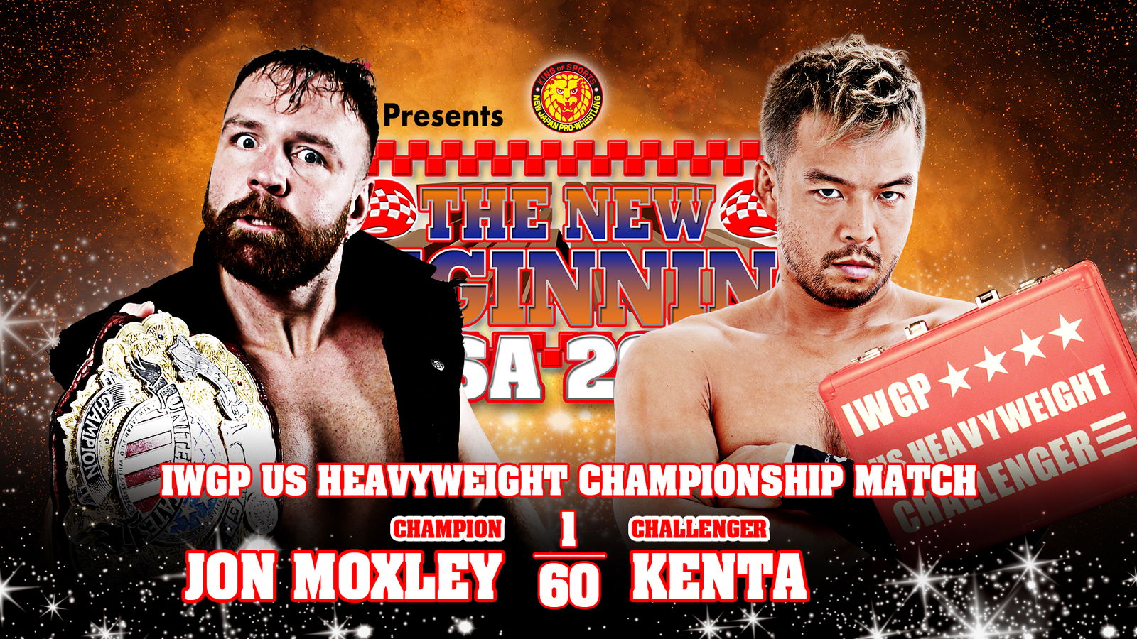 Jon Moxley vs. KENTA title match set for NJPW New Beginning USA Jon Moxley vs. KENTA title match set for NJPW New Beginning USA