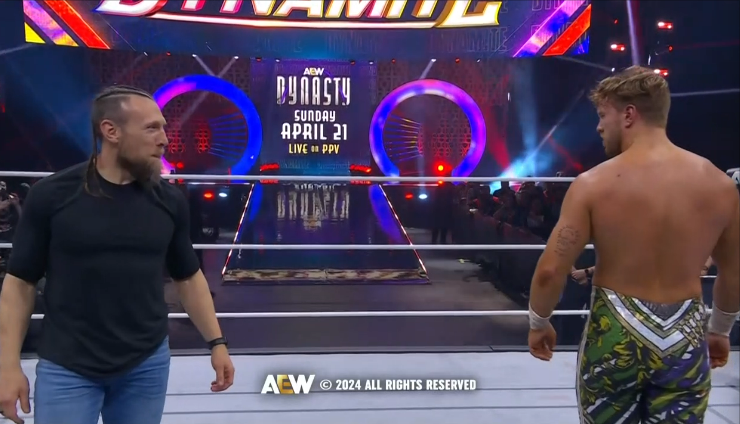 Bryan Danielson confronts Will Ospreay on AEW Dynamite - F4W/WON Bryan Danielson confronts Will Ospreay on AEW Dynamite - F4W/WON