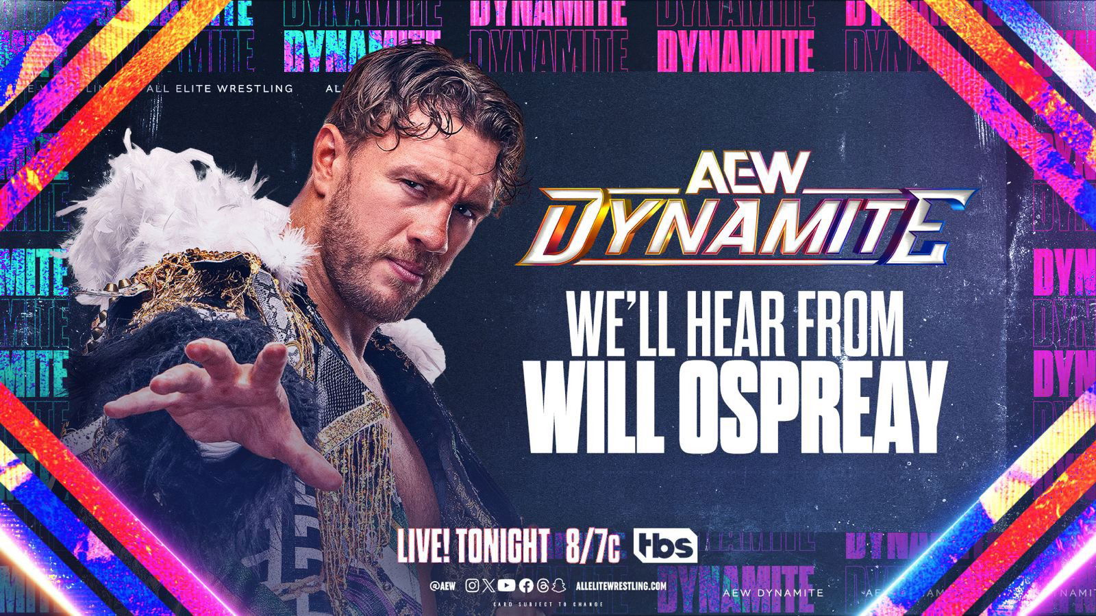 Will Ospreay segment announced for AEW Dynamite Will Ospreay segment announced for AEW Dynamite