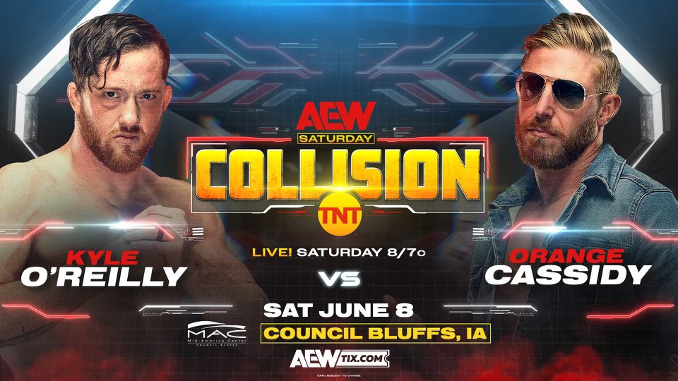 AEW Collision live results: Orange Cassidy vs. Kyle O’Reilly - F4W/WON AEW Collision live results: Orange Cassidy vs. Kyle O’Reilly - F4W/WON