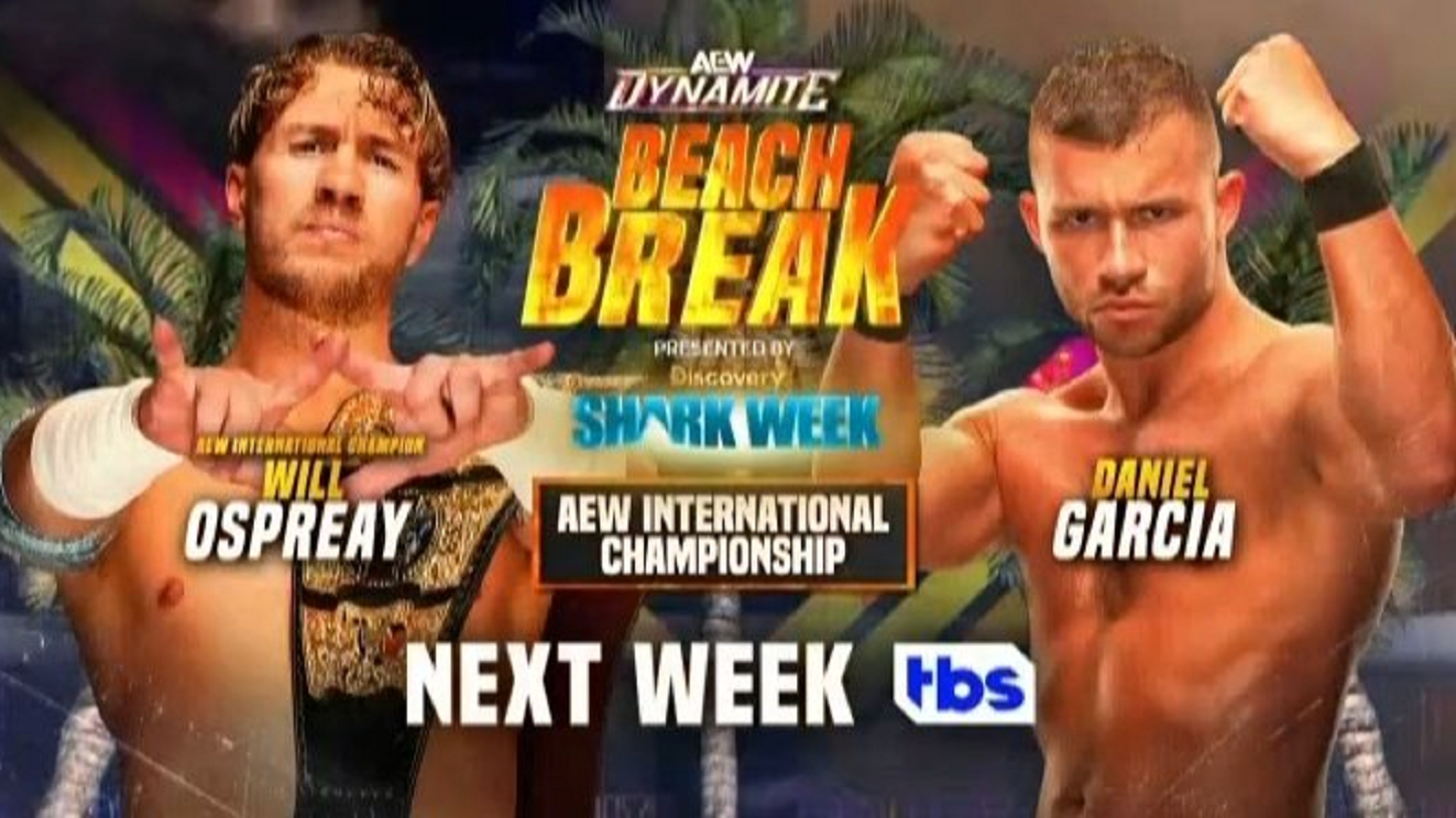 International title match announced for AEW Dynamite Beach Break - F4W/WON International title match announced for AEW Dynamite Beach Break - F4W/WON