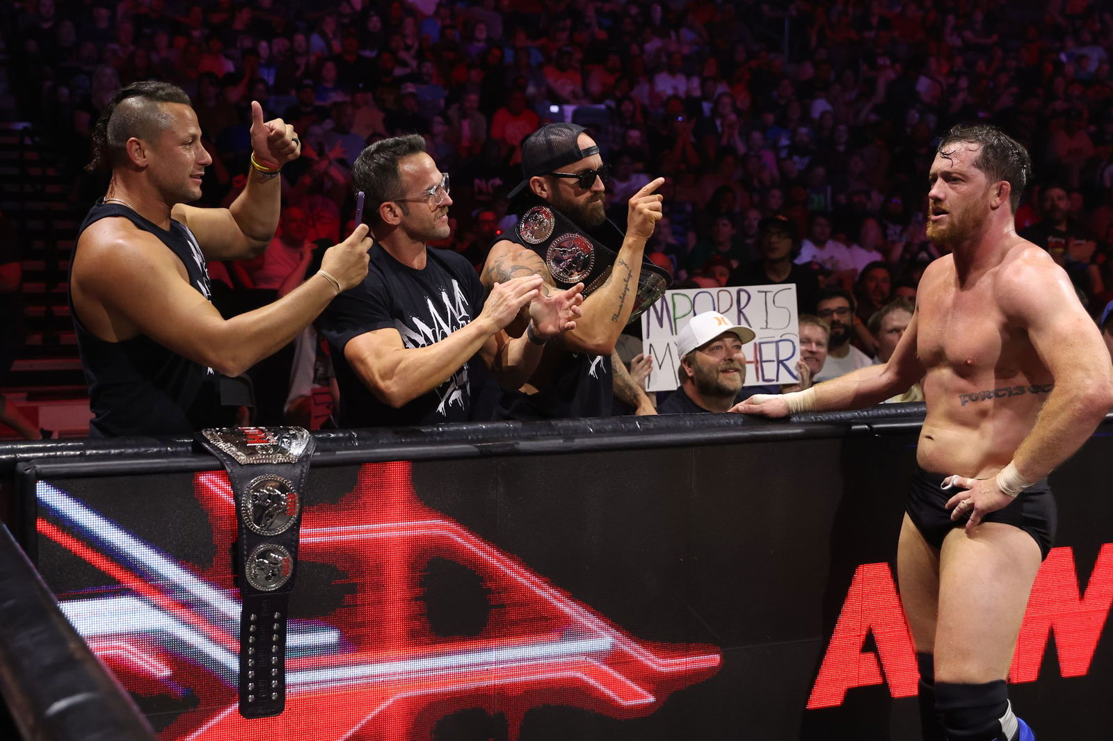 Orange Cassidy And Kyle Oreilly Vs Undisputed Kingdom Part Of Aew