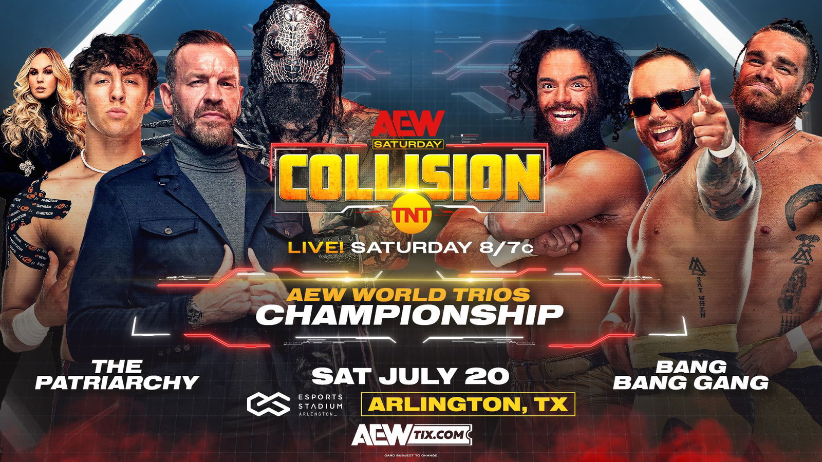 AEW Collision live results: Trios title match - F4W/WON AEW Collision live results: Trios title match - F4W/WON