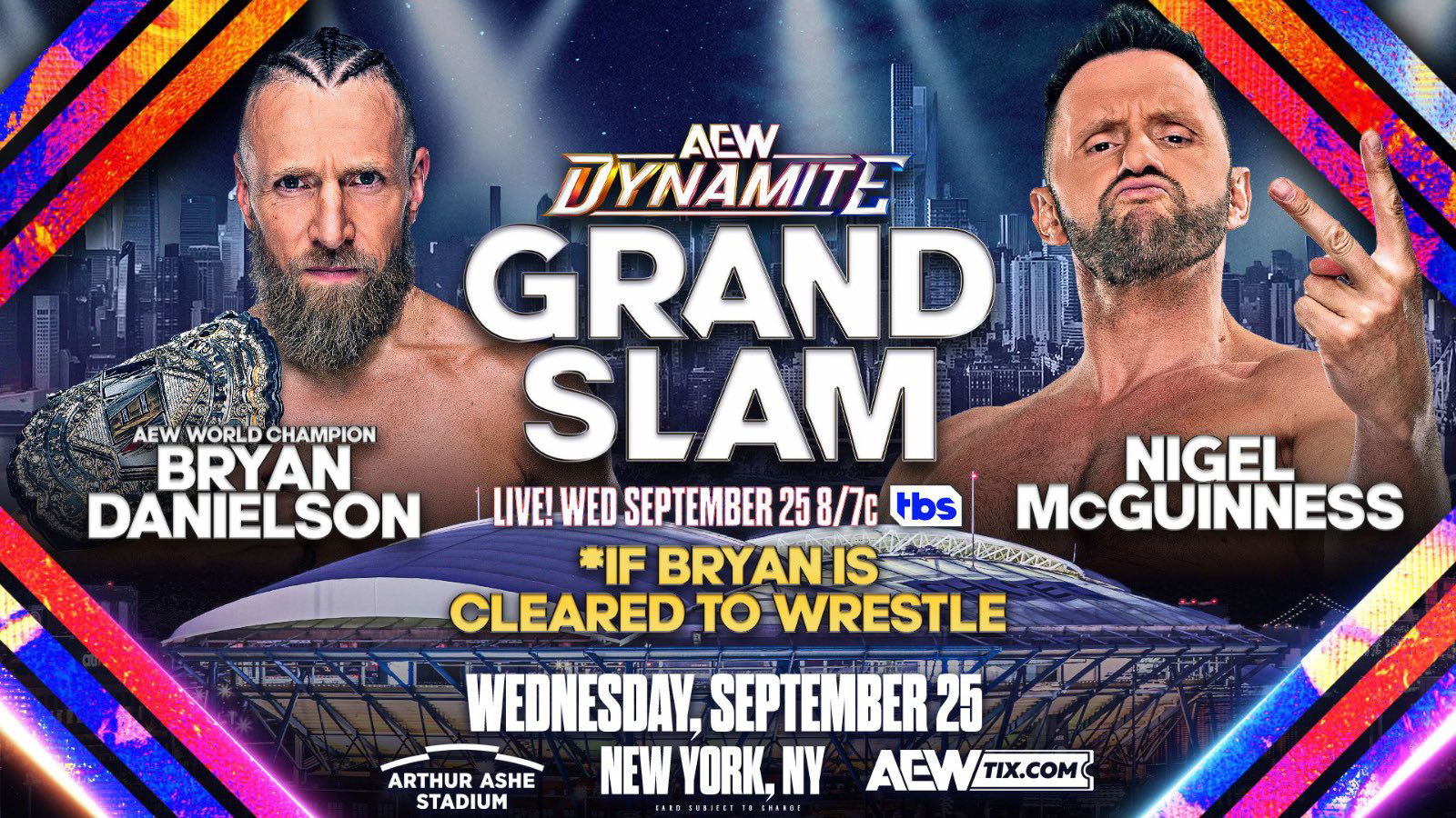 Bryan Danielson vs. Nigel McGuinness made for AEW Dynamite Grand Slam ... Bryan Danielson vs. Nigel McGuinness made for AEW Dynamite Grand Slam ...