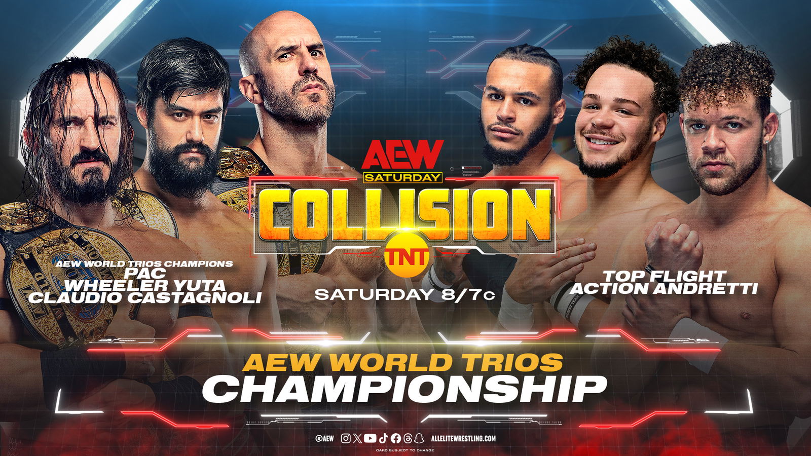 AEW Collision live results: Trios title match - F4W/WON AEW Collision live results: Trios title match - F4W/WON